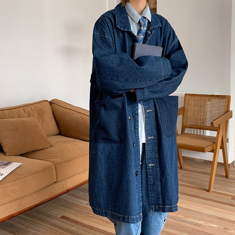 Japanese Loose Denim Windbreaker – stylesock
