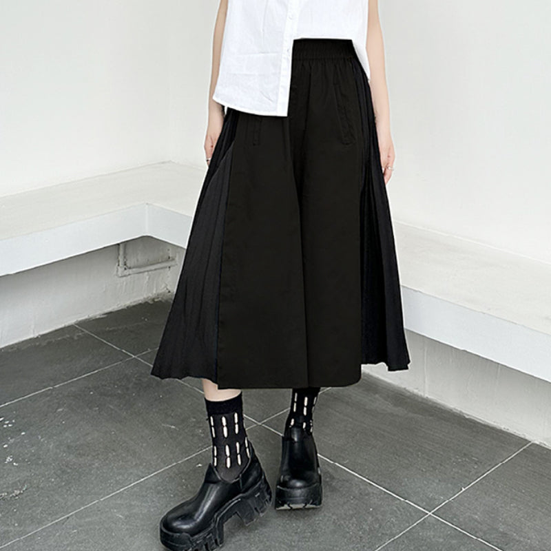 Paneled Wide Leg Straight Leg Pants – stylesock