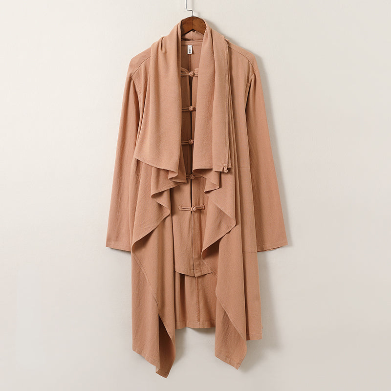 Linen Loose Mid-length Buddhist Zen Clothing – stylesock