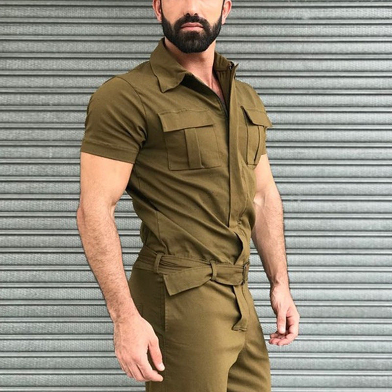 Belted Uniform Overalls – stylesock