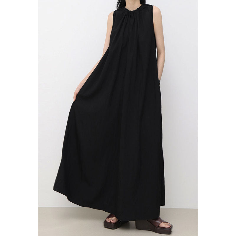 Wrinkled Sleeveless Dress – stylesock