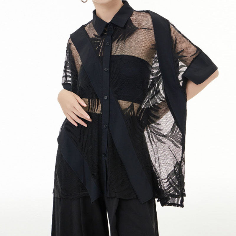 Vintage Lace Panel Shirt – stylesock