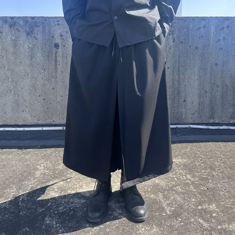 Drawstring Loose Layered Wide-Leg Pants – stylesock