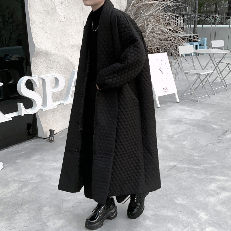 Black Warm Loose Long Coat – stylesock