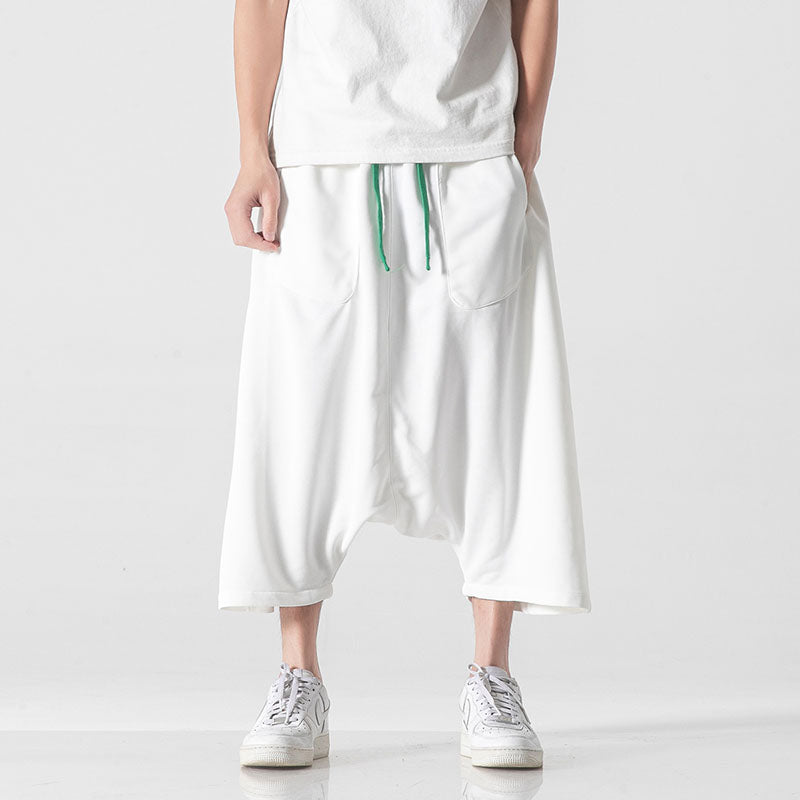 Summer Loose Crotch Cropped Shorts – stylesock